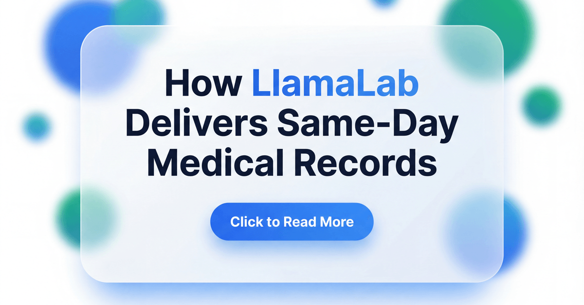How LlamaLab Delivers Same-Day Medical Records: The Technology Behind ...